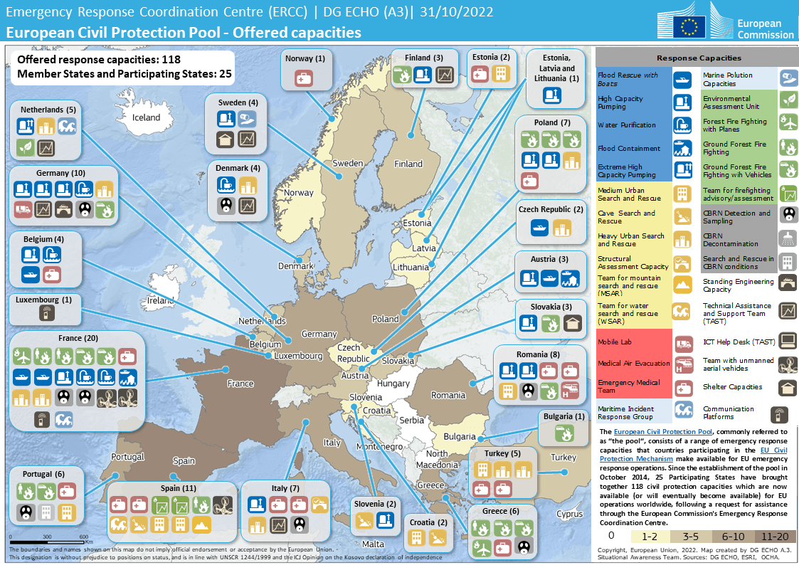 Le mécanisme européen de protection civile - ADRASEC 08 - Sécurité Civile